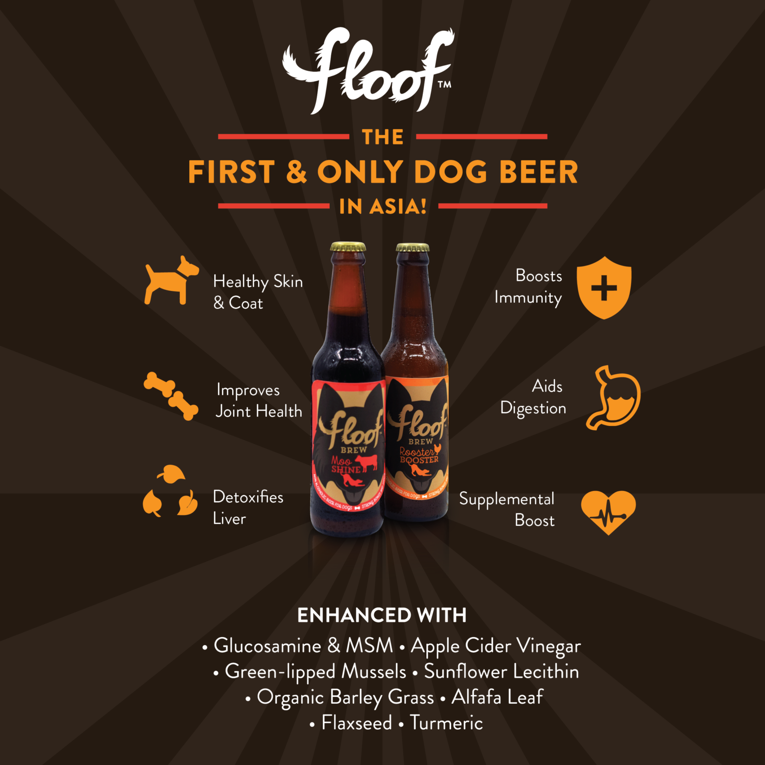 Floof Brew Rooster Booster or Moo-Shine – FLooF